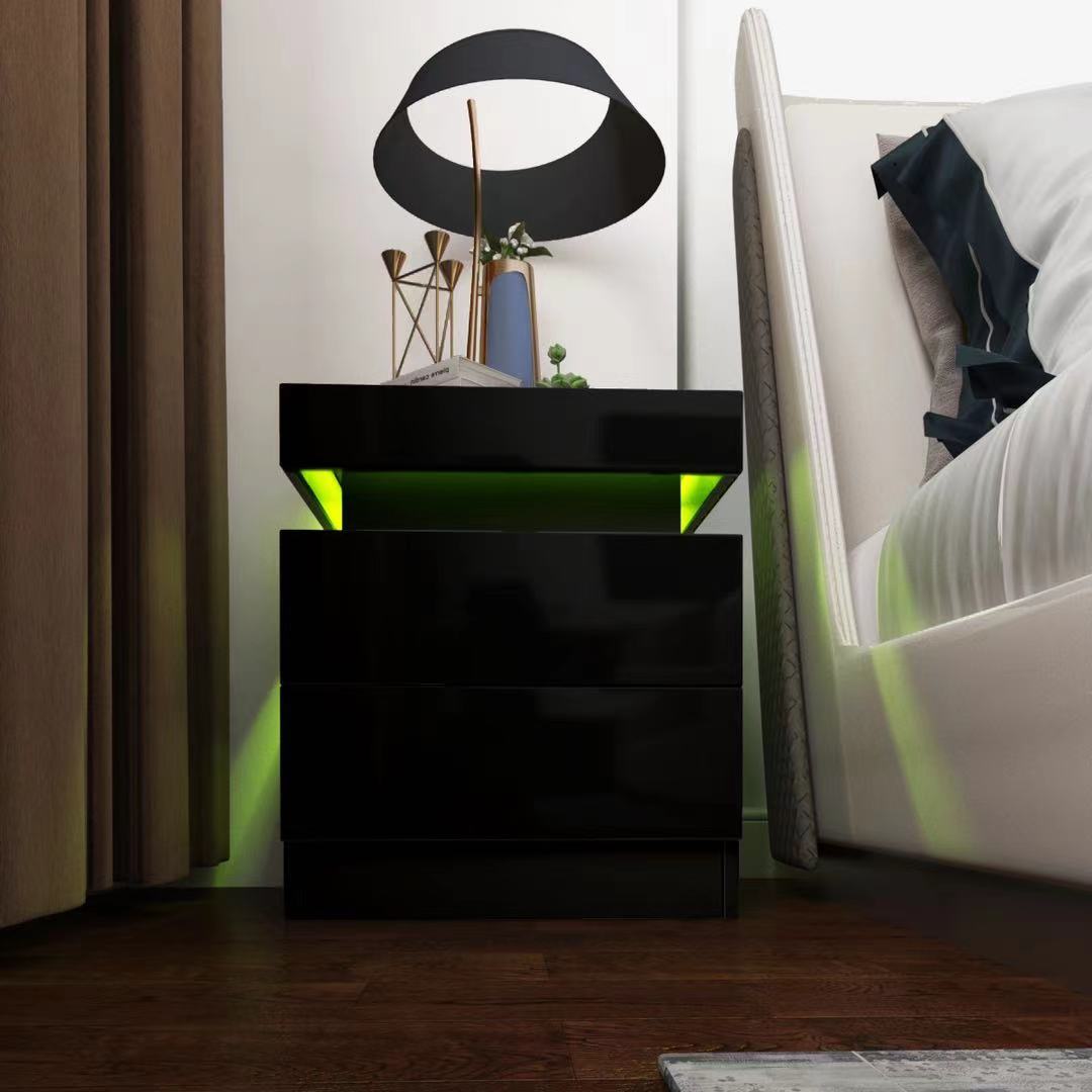NORWAY' RGB LED Bedside Table – sue-e furniture
